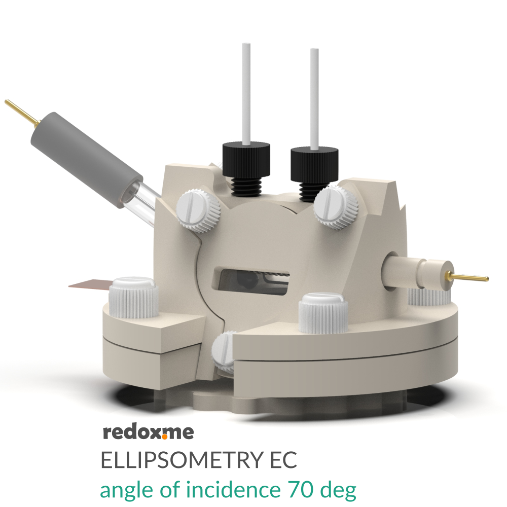Ellipsometry EC - Ellipsometry Electrochemical Cell, angle of incidence ...