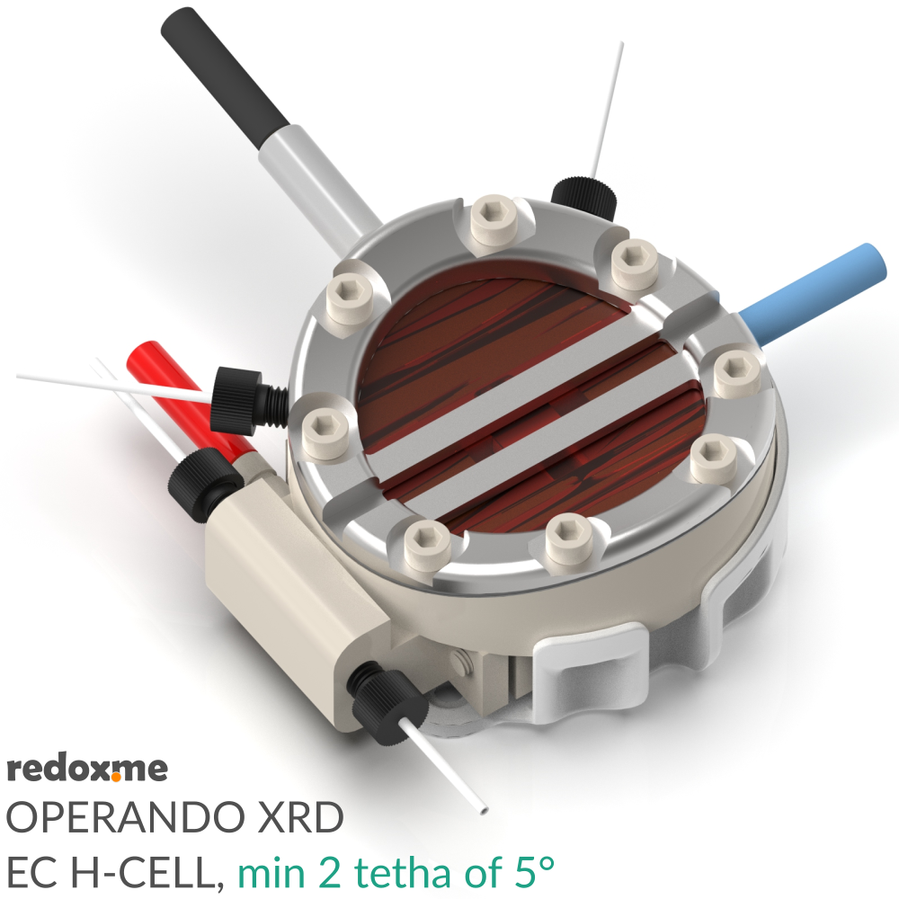 Operando XRD EC H-Cell, min 2θ of 5° | affordable research equipment