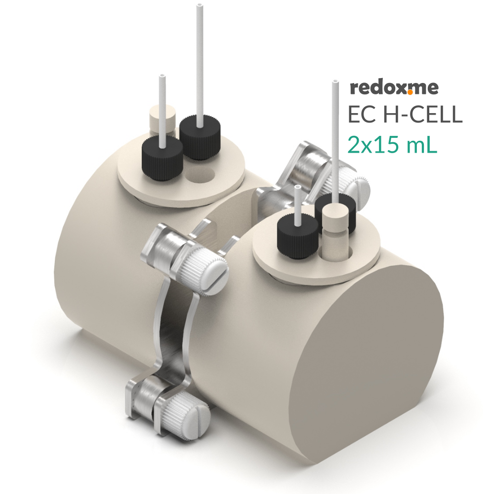 EC H-Cell 2x15 mL- Screw Mount Electrochemical H-Cell | affordable ...