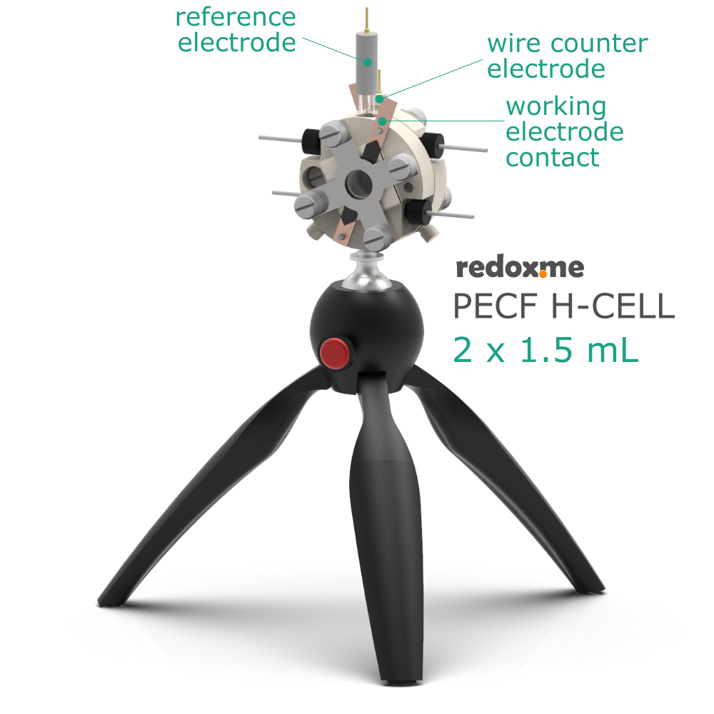 PECF H-Cell 2x1.5 mL - Photo-Electrochemical Flow H-Cell | affordable ...