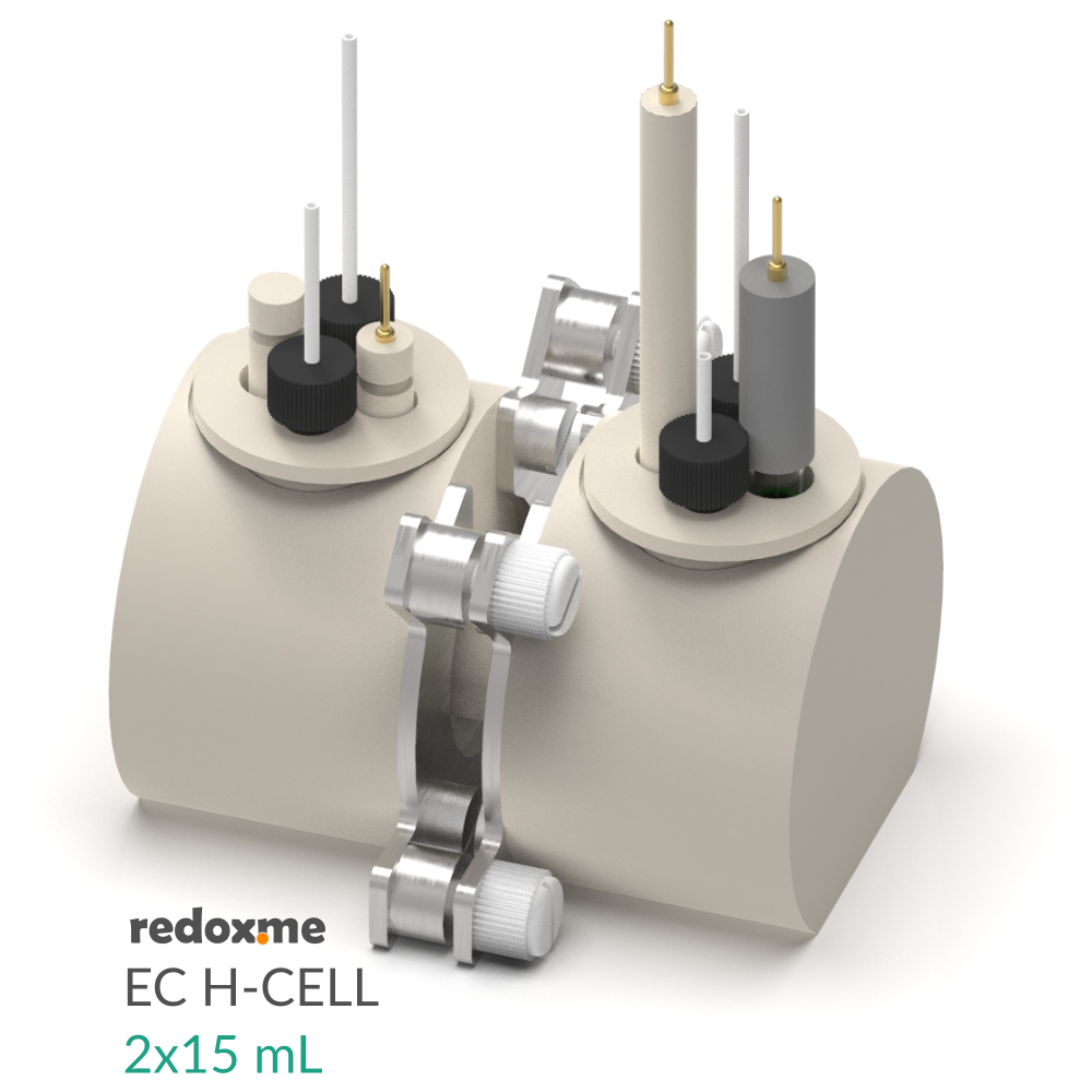 EC H-Cell 2x15 mL- Screw Mount Electrochemical H-Cell | affordable ...
