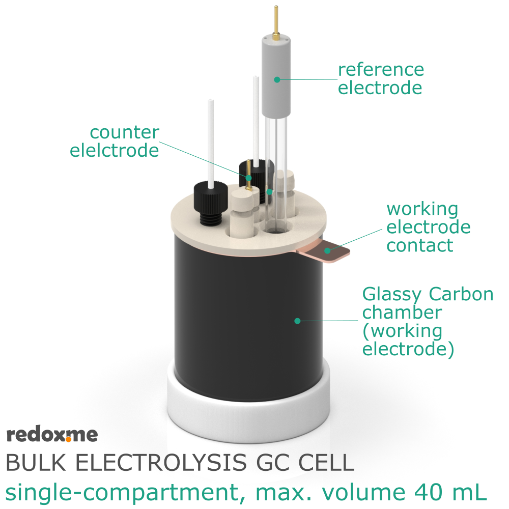 Bulk Electrolysis GC Cell | affordable research equipment