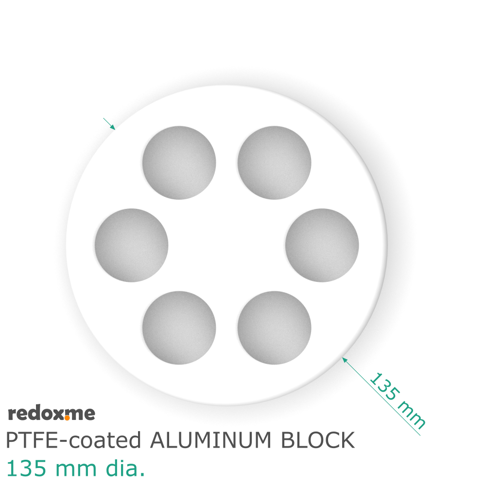 PTFE-coated Aluminum Block | affordable research equipment