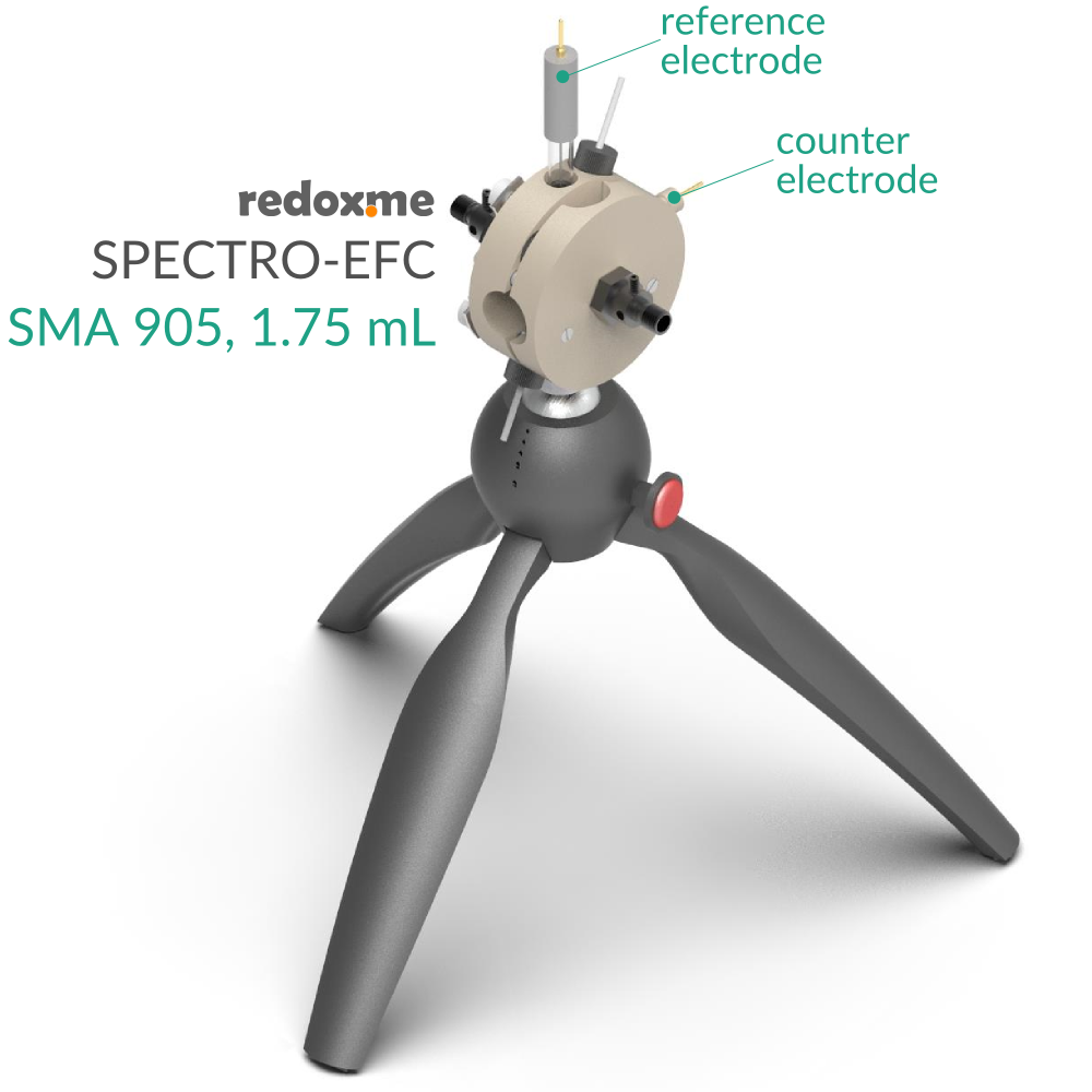 Spectro-EFC, SMA 905, 1.75 mL - Optical Fiber Spectro-Electrochemical ...
